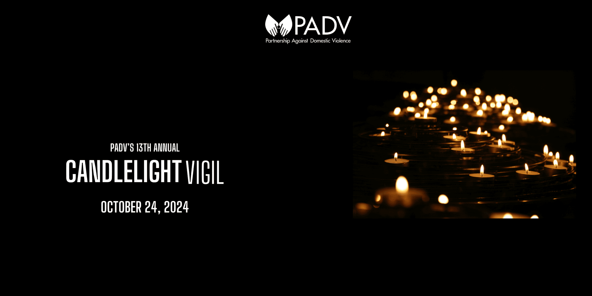 Candlelight Vigil - Partnership Against Domestic Violence